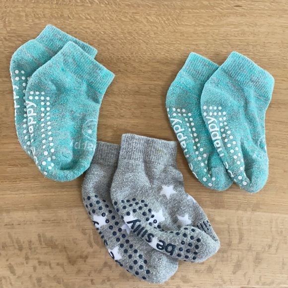 sticky be | Accessories | Sticky Be Baby Grip Socks 23yrs Bundle Of 3 ...